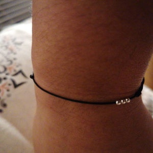 Navy Blue String Surfer Bracelet for Men Blue Thread Bracelet Kabbalah ...