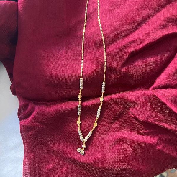South Indian Mugappu Chain/ Thali Chain - Etsy