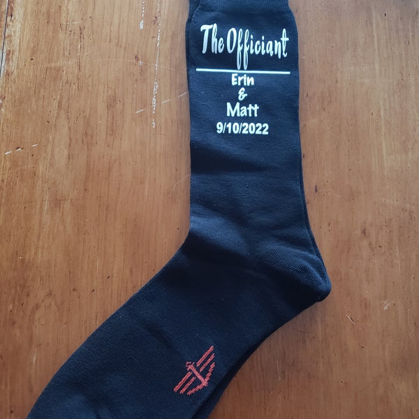 Officiant Socks - Etsy