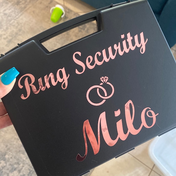 Ring Security Box With FREE Sunglasses, Ring Holder Inside, Ring Bearer ...