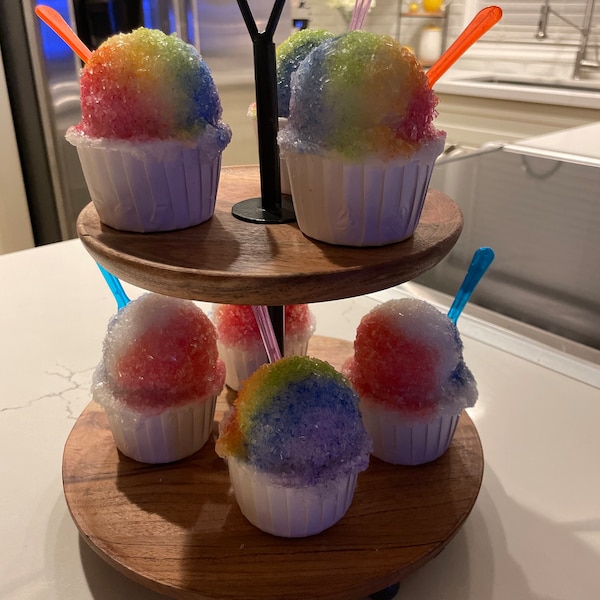 Fake Hyper Realistic Snow Cones. Set of 2 (your Choice of Colors ...