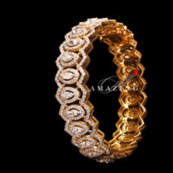 Silver Moissanite Polki Hydro Ruby Bangle,925 Silver Bangle, Bridal Polki Bangle,indian ...