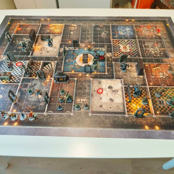 Heroquest Mat - Playmat Custom, Dnd Battle Map for Tabletop Gaming ...