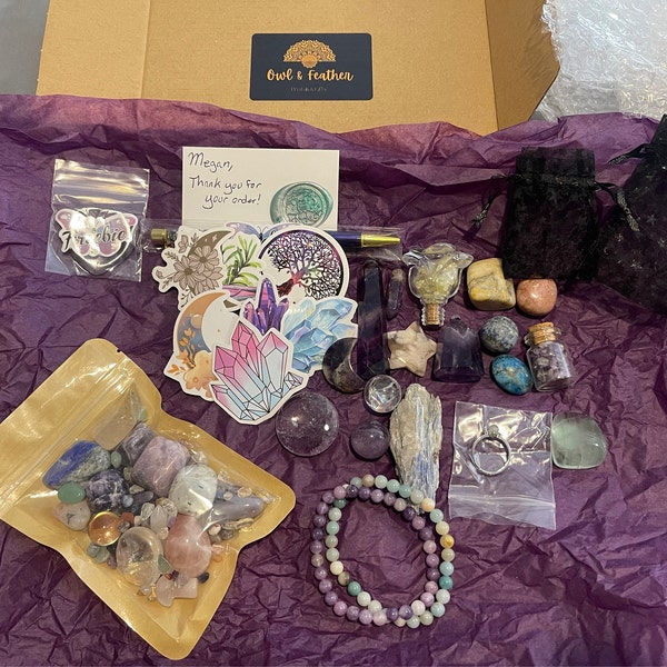 Crystal Stone Mystery Boxes, Spheres, Towers, Palm Stones, Crystal ...
