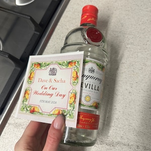Personalised Smirnoff Vodka Bottle Label Sticker Gift Any Name Age ...