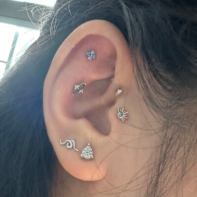 Right or Left Facing Koi Fish 14k White Gold From Junipurr, Perfect for ...