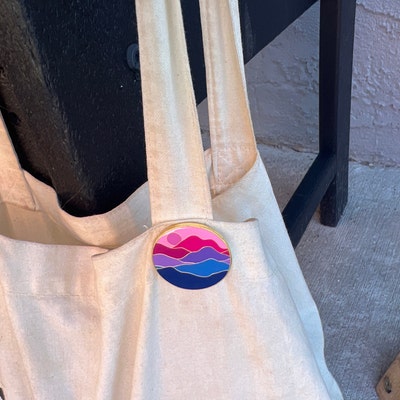 Subtle Bisexual Flag Enamel Pin Enamel Cute Pin Set Pins Laple Pin Hard ...