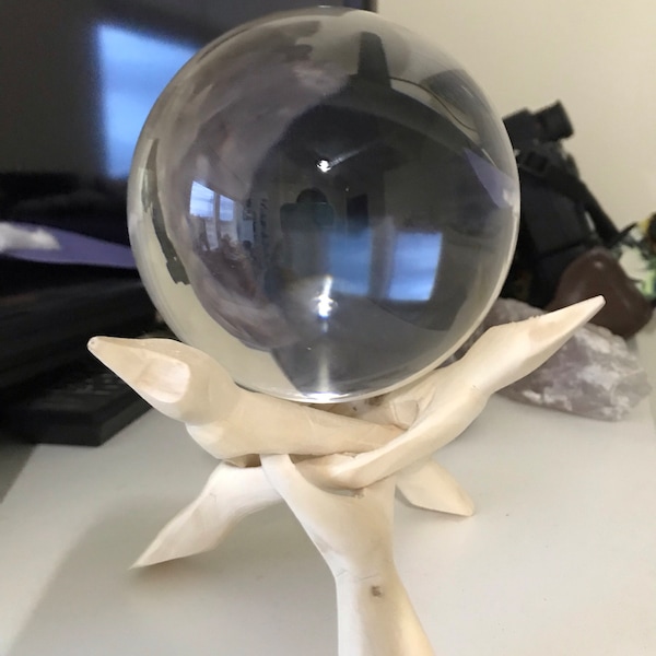 Wood Sphere Stand, Natural, 4 Sizes - Etsy