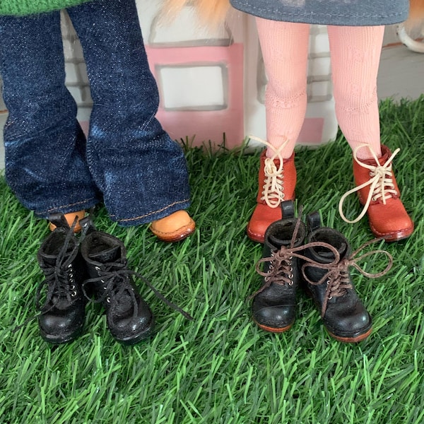 Blythe Shoes, Neo Blythe Leather Boots,ob22/ob24 Leather Shoes, Doll ...