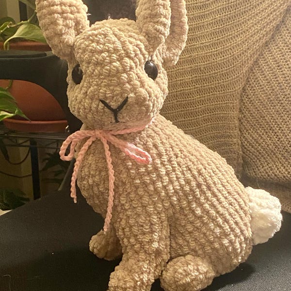 Crochet Pattern Realistic Mini Bunny Rabbit Amigurumi English PDF ...