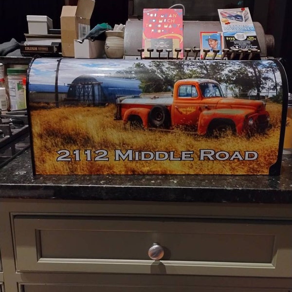 Farm Truck Custom Mailbox Gift, Made in America Farm Mailbox - Etsy