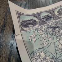 Map of CANALS and Navigable Rivers William Swire 1888 Rare Exceptional ...