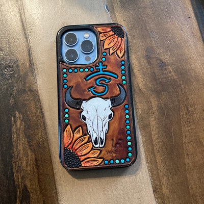 Custom Bullskull Phone Case - Etsy