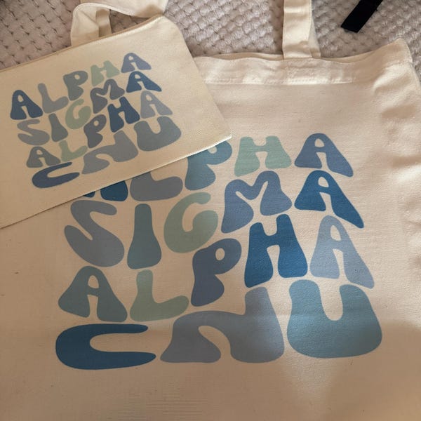 Custom Name College Tote Bag Custom University Gift Graduation Bag for ...