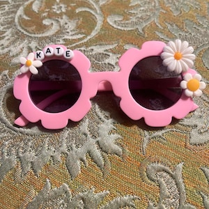 Personalized Sunglasses for Kids, Daisy Glasses, Neutral Glasses ...
