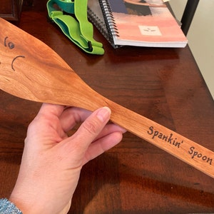 Spanking Spoon-handmade-cherry - Etsy