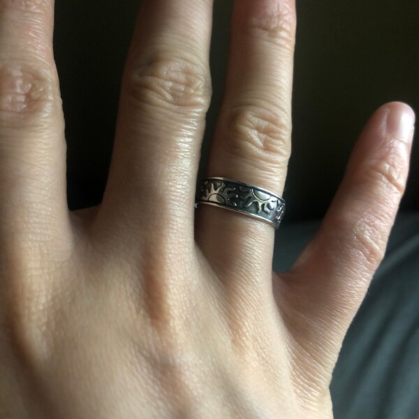 Sterling Silver Suns Band Ring Size 5 - Etsy