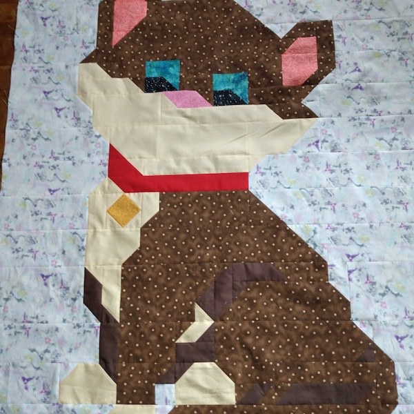 Cat Baby Quilt Pattern With Multiple Sizes, 24x28, 36x42 Crib, 48x56 ...