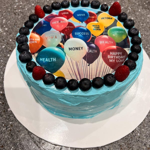 2025 Calendar Edible Cake Toppers / Wafer or Icing Paper A4 / Print ...