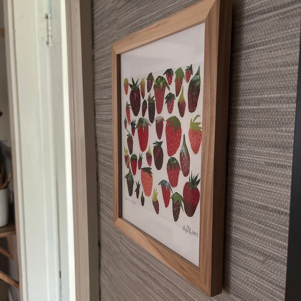Natural WILLOW Picture Frame in Peewee Style- Choose Size: 2x2 up to ...