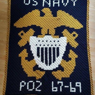 C2C Graph Police Thin Blue Line Iowa Pattern Instant - Etsy