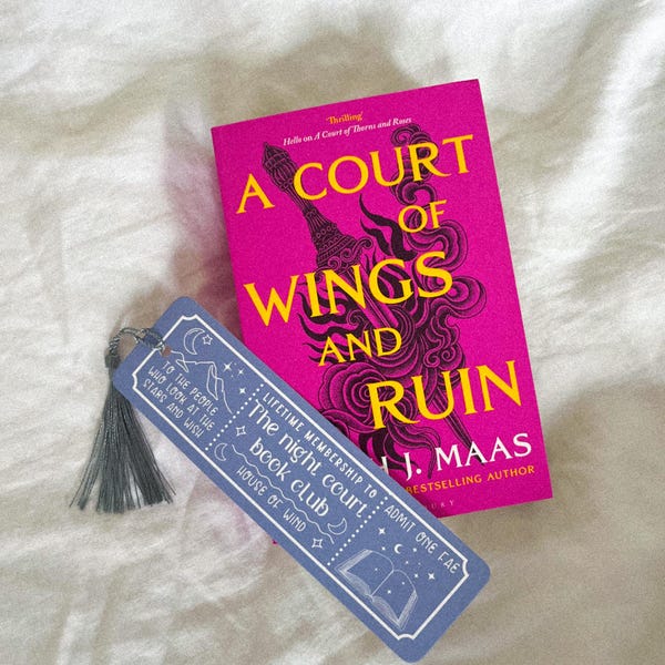 Night Court Book Club Bookmark | A Court of Bookmark | Fantasy Bookmark ...