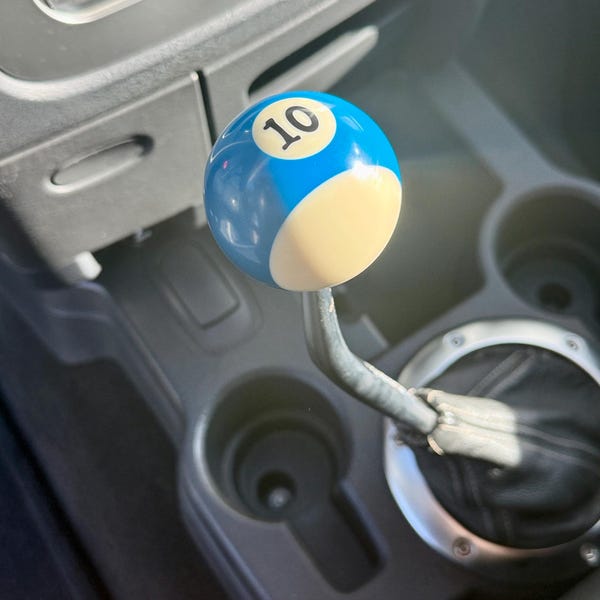 Billiard Pool Ball Shift Knob Threaded Gear Shifter Shifting Exact Fit ...