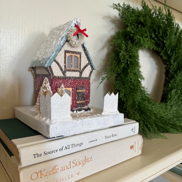 Gingerbread Tudor: Pre-cut House Kit to Make Your Own Miniature Putz ...