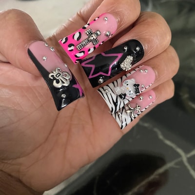Xl/xxl/3xl/duck/read Item Description Beetle/juice/halloween Nails/3d ...
