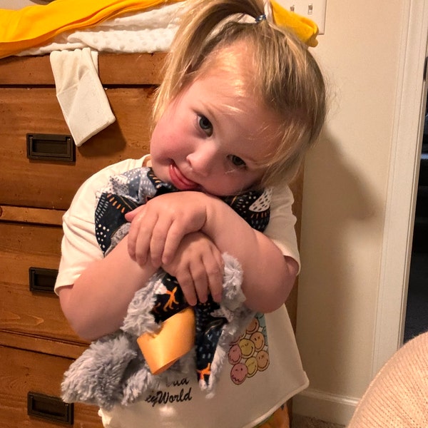 Mallard Duck Pacifier Holder | Minky Crinkle Toy | Baby Accessories ...