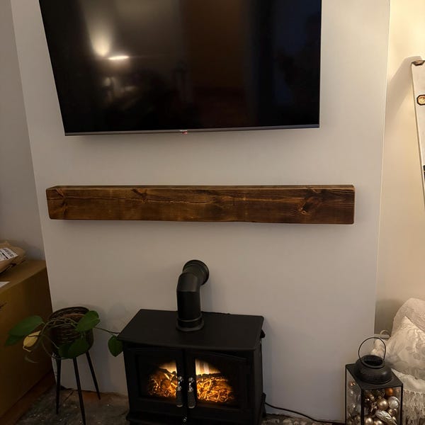 Wooden Rustic Floating Shelves Handcrafted Using Sustainable Reclaimed ...