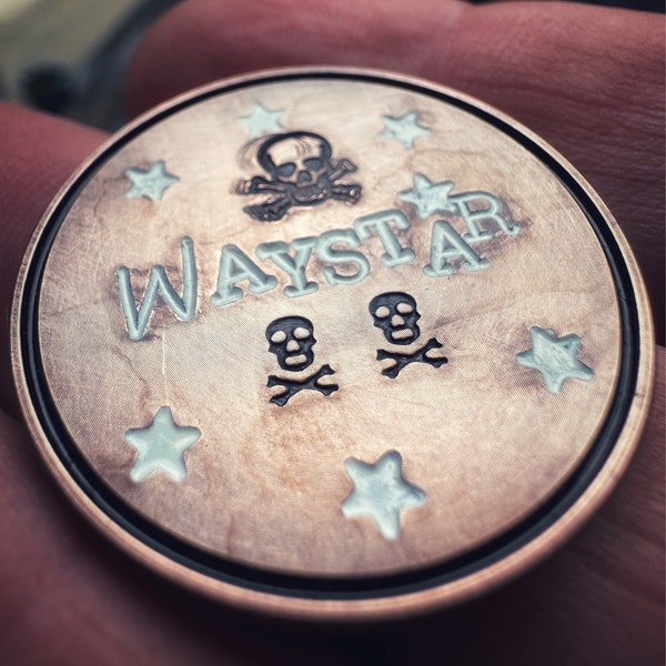 Copper Coin Blanks - Challenge Coin - Reed Edge - Grooved - Brushed ...