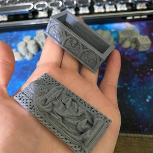 Warrior Tomb Sarcophagus Openlock Dungeon Tile Dnd Miniature Terrain ...