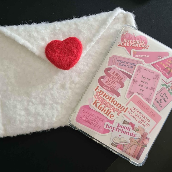Love Letter Kindle Sleeve, Padded Kindle Cover, Woollen Paperwhite and ...