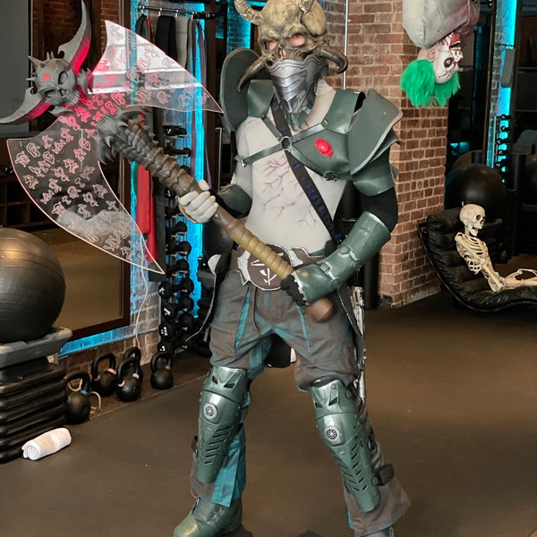 DOOM Eternal Marauder the Argent Axe - Etsy