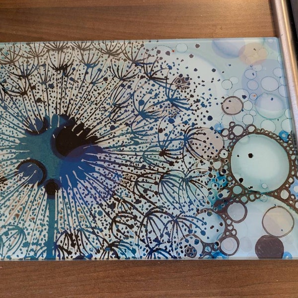 Dandelion Ceramic Wall Art Mini Tile Framed Art Housewarming Birthday ...