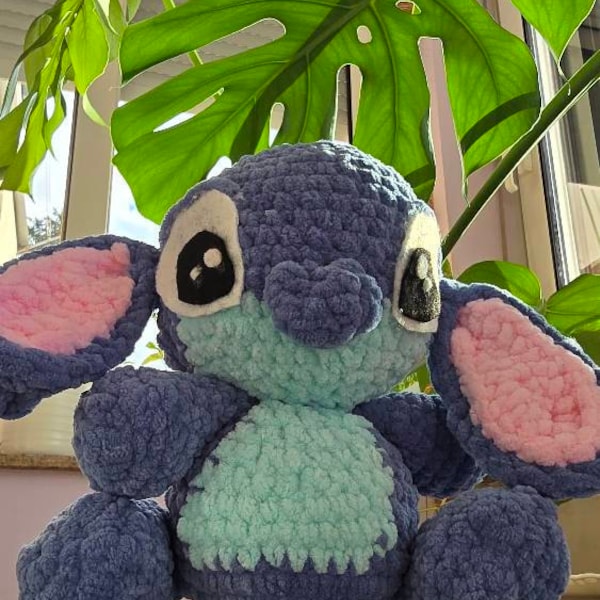 Digital 2in1 Chunky Amigurumi Blue Alien Pattern Crochet, Amigurumi in ...