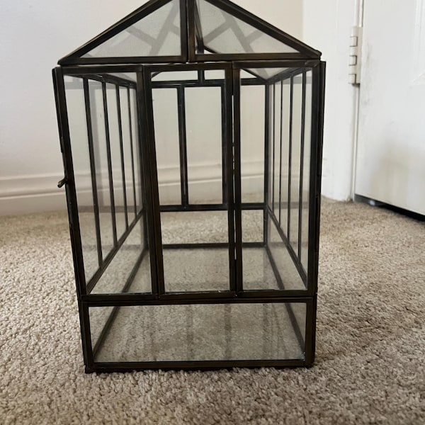 UB Terrarium With Stand, Glass, Steel, Perfect For: Indoor Garden ...