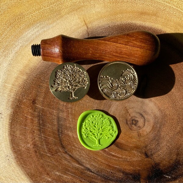 Tree Wax Seal Stamp Kit Wedding Custom, Family Tree Wax Stamp Seal ...