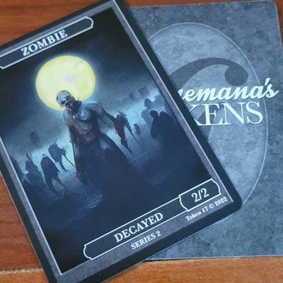 Rat Token 1/1 Deathtouch Series 2 of Givememana's Tokens Magic the ...