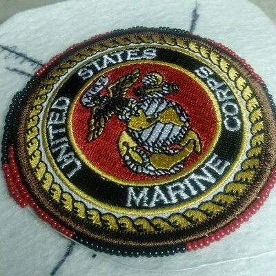 Patch Navy Military Embroidered Patch Iron or Sew on 3 Inches Diameter ...