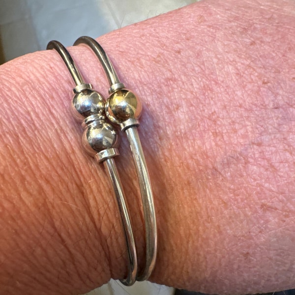 Made on Cape Cod. Bracelet With Nautical Knot, 14k Gold Ball & Sterling ...