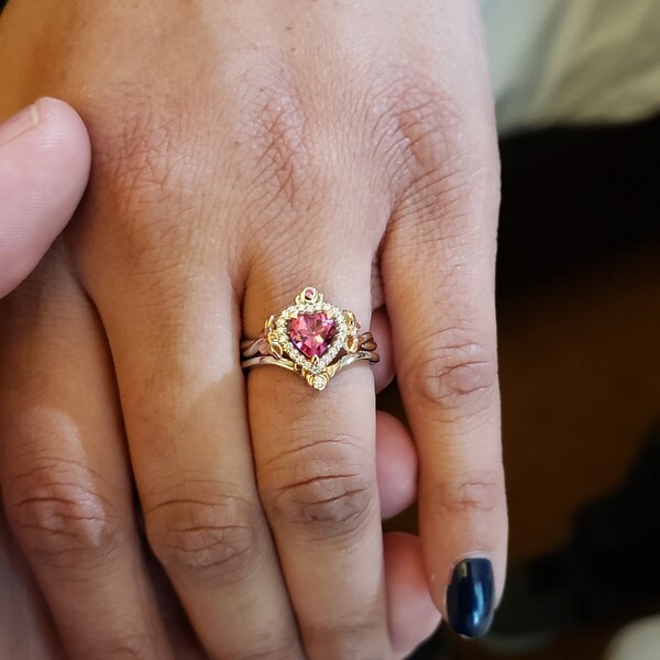 LOVE MOON : Anime Inspired Heart Band | Simple Engagement Ring ...