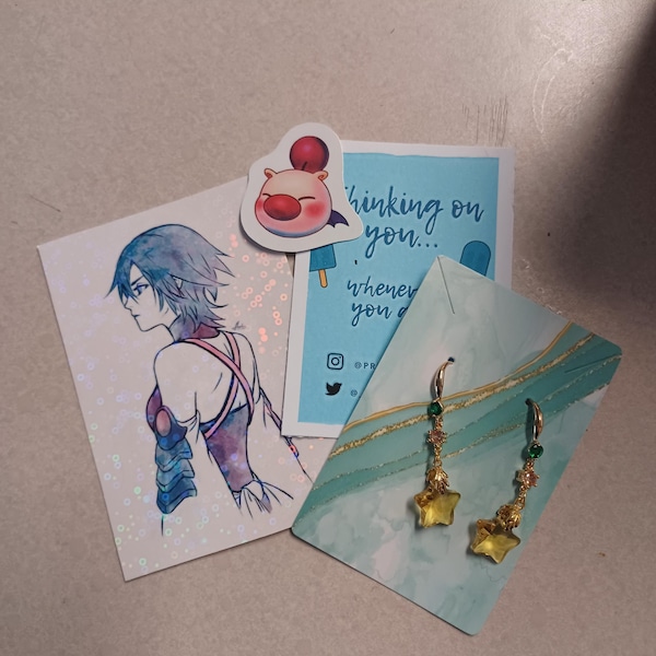 Kingdom Hearts - Holographic Vinyl Stickers Pack - Aqua Ventus & Terra ...