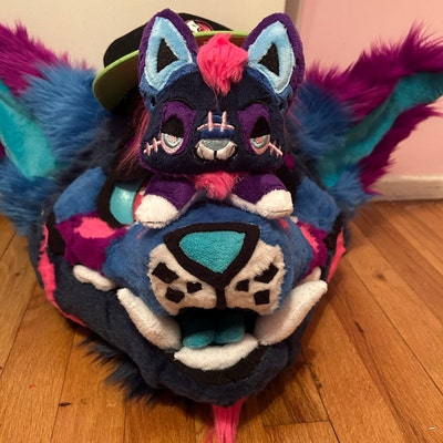 Baby Alien Cat Plush Handmade Kawaii Plushie Cute Stuffed Animal Art ...