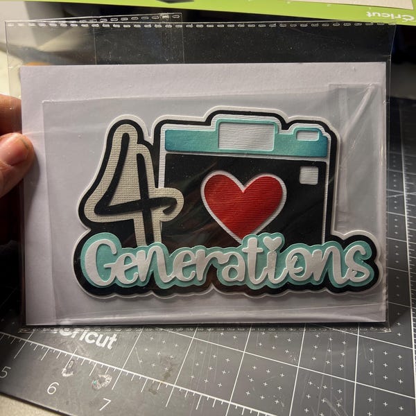 Scrapbook 4 Generations, Family Theme. Made to Order Paper Piecing ...