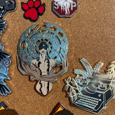 Restocked Resident Evil Enamel Pin Typewriter With Herbs - Etsy