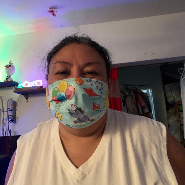 Cat in the Hat Face Mask - Etsy