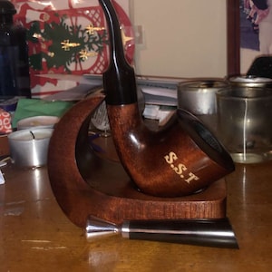 Personalised Tobacco Pipe Custom Engraved Smoking Pipe Best Man Gift ...