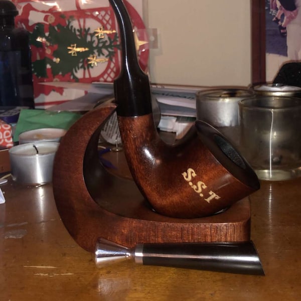 Personalised Tobacco Pipe Custom Engraved Smoking Pipe Best Man Gift ...